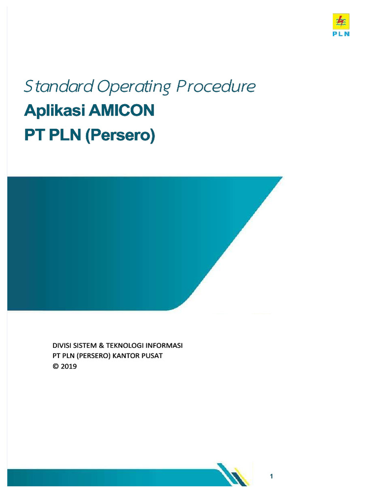 PDF Sop Amicon New - Compress | PDF | Teknologi & Rekayasa