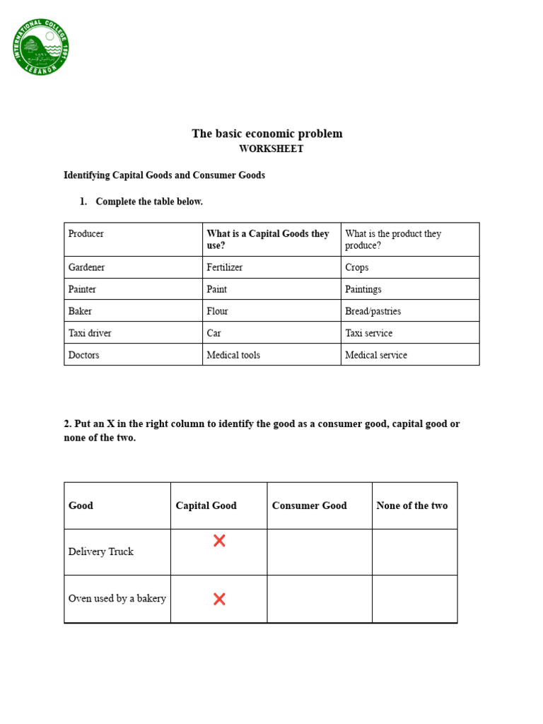 Capital Goods Vs Consumer Goods | PDF | Business