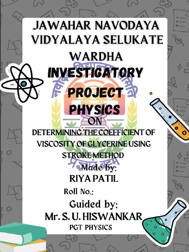 Physics Investigatory Project | PDF