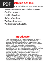 Factories Act 1948 | PDF