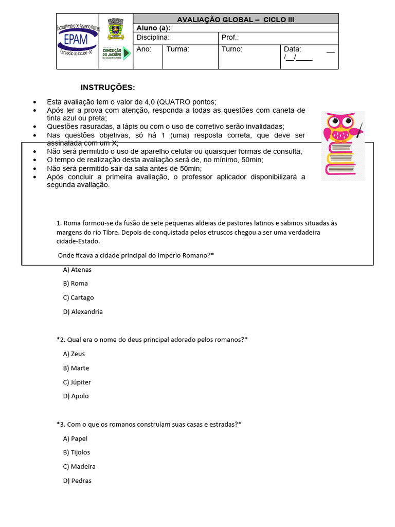 Historia 6 Ano Yan | PDF