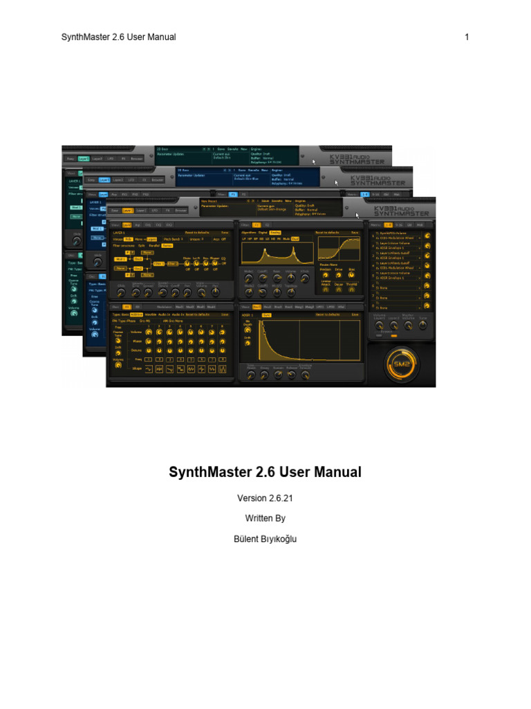 Synth Master Quick Start Guide | PDF