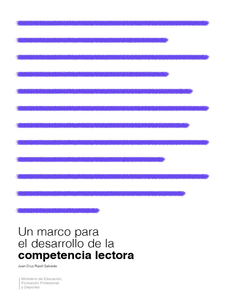 Un Marco Didáctico para El Desarrollo de La Competencia Lectora | PDF