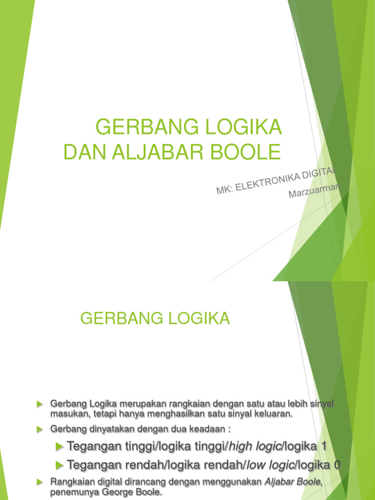 Aljabar Boole) | PDF