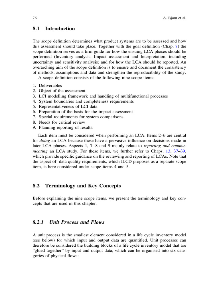 Defining System Boundaries in LCA | PDF | Science & Mathematics | Computers