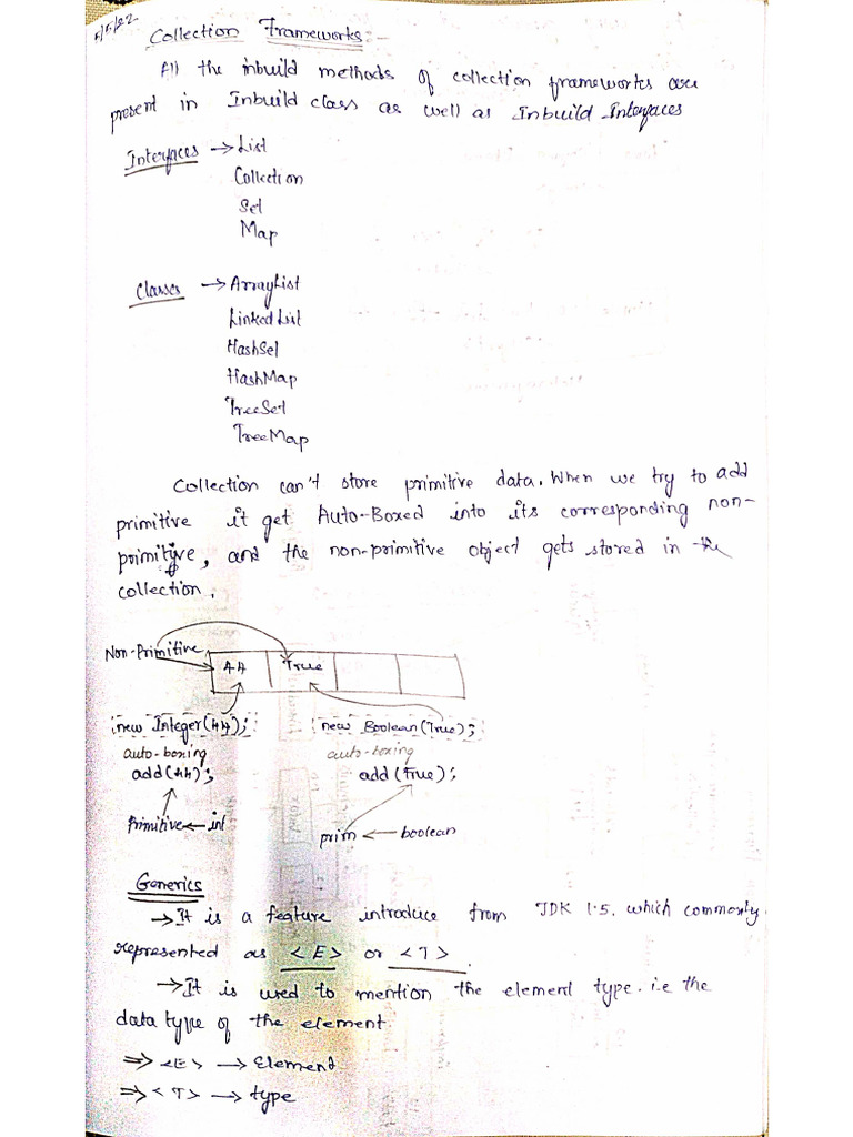 Collection - Framework - Study - Material | PDF