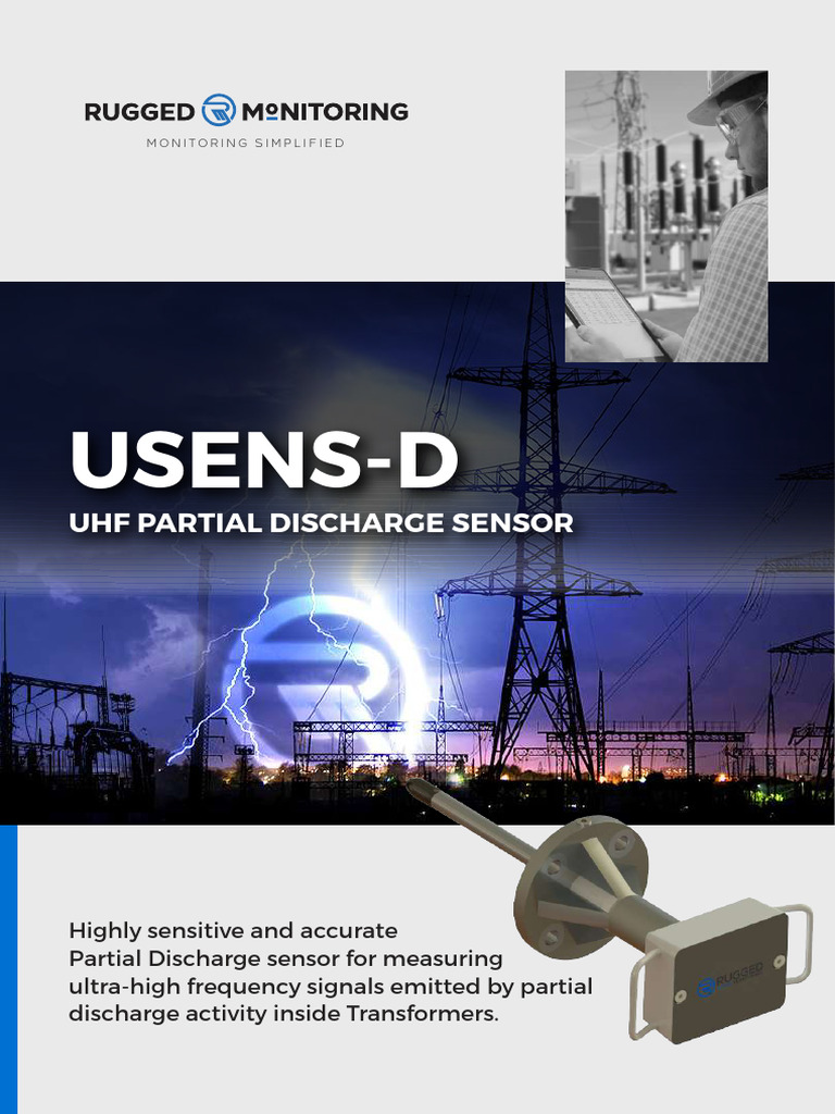 Usens-D: Uhf Partial Discharge Sensor | PDF | Transformer | Vacuum Tube