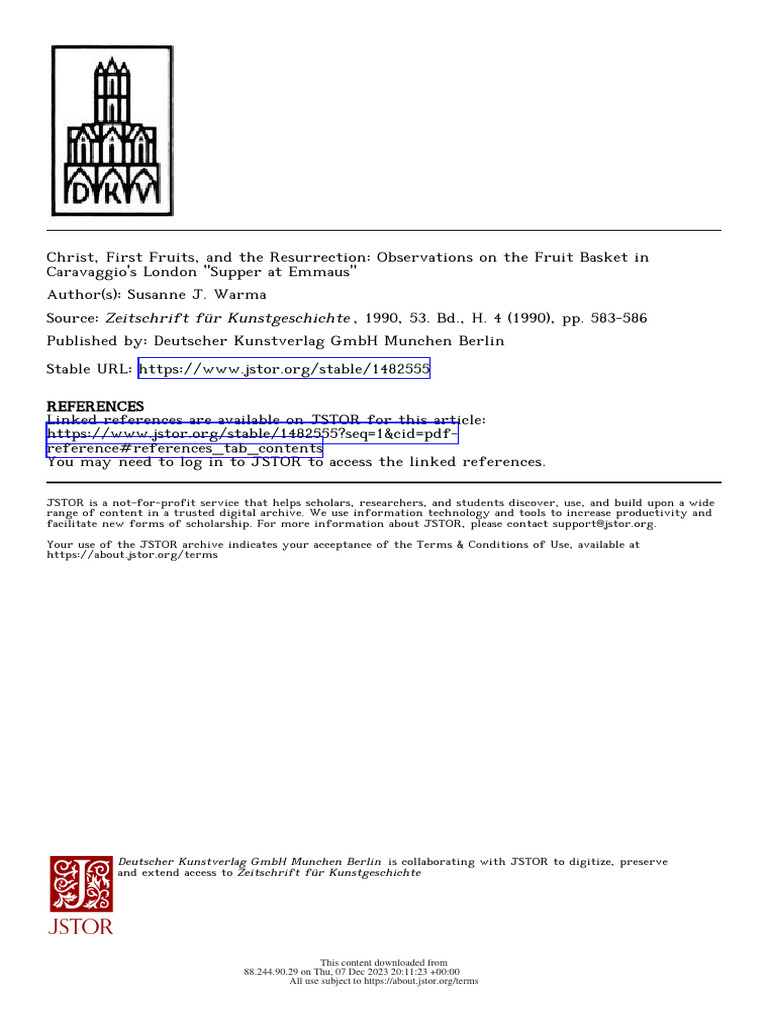 Christ, First Fruits, and The Resurrection Observations On The Fruit ...