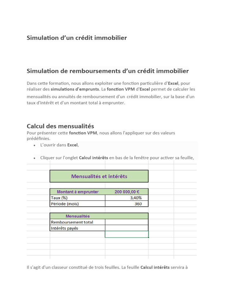 Simulation Crédit | PDF