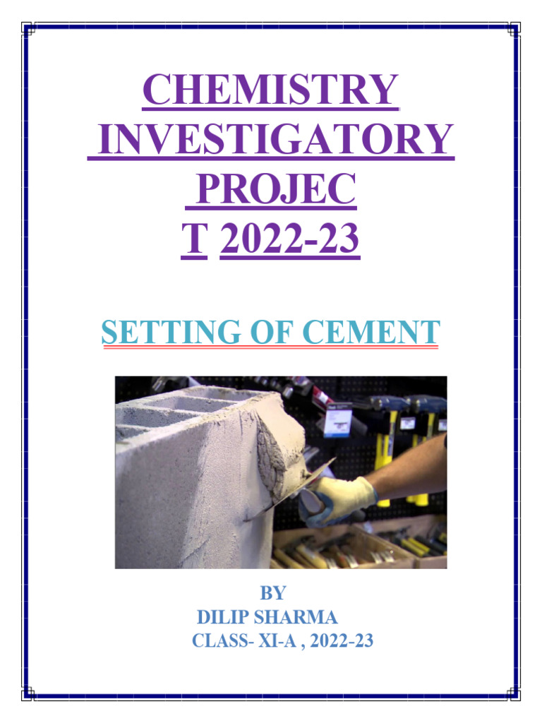 Subham Chemistry Project | PDF