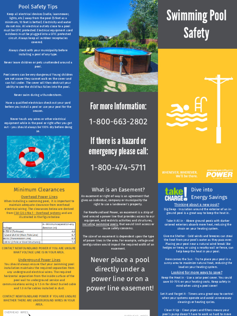 NP Swimming Pool Safety | PDF | Electrical Wiring | Ac Power Plugs And ...