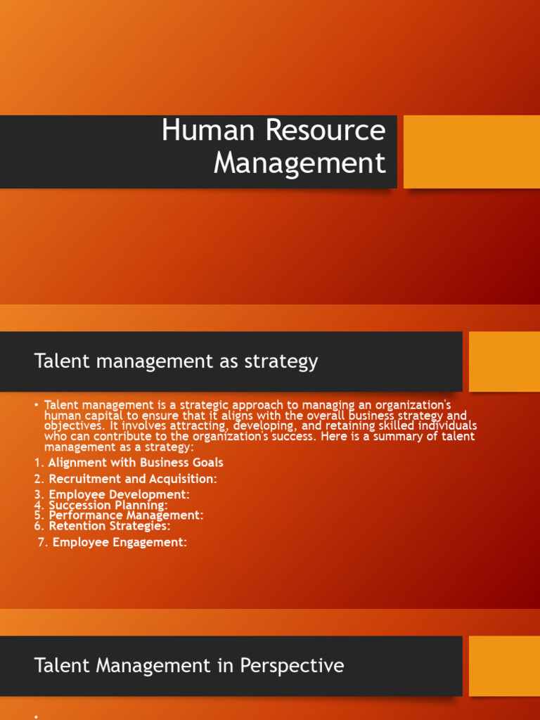 HRM Talent, Carere Development | PDF