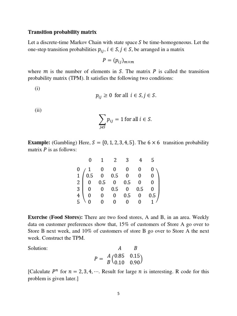Stat 408 Part 3 Pdf Markov Chain Algorithms 