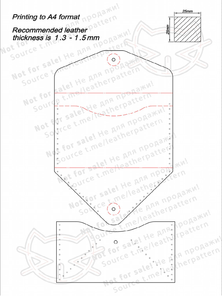 Ben Bott Wallet Pattern A 4 | PDF