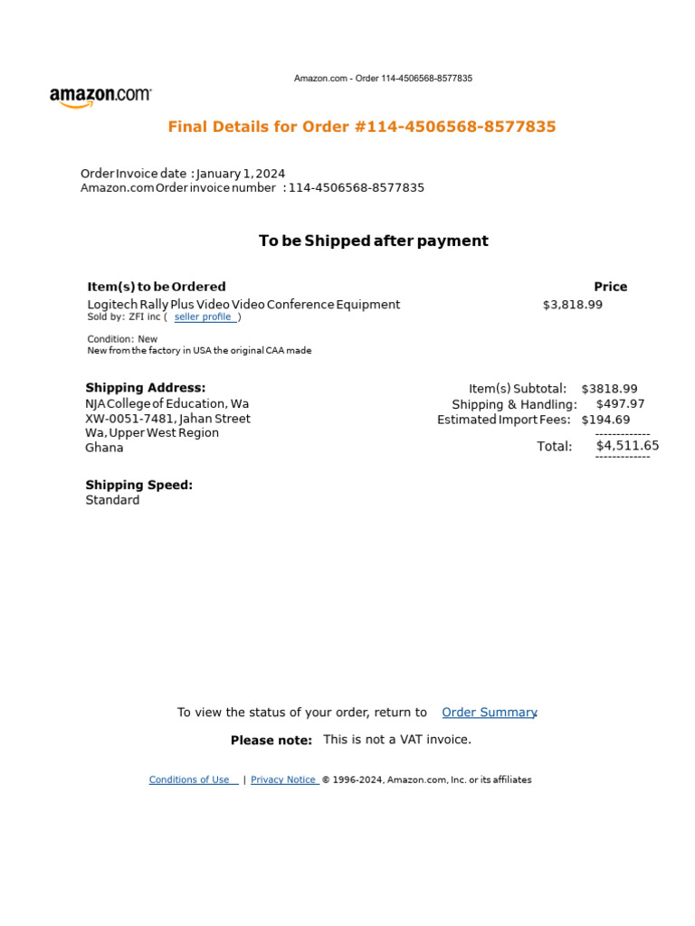 Amazon Invoice PDF 1 | PDF