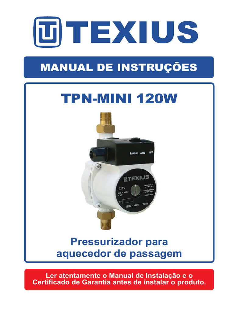 Manual TPN-MINI 120W | PDF