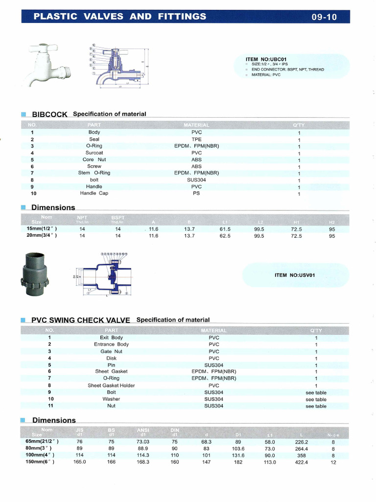 Ficha Tecnica Valvula Check Paleta Era | PDF