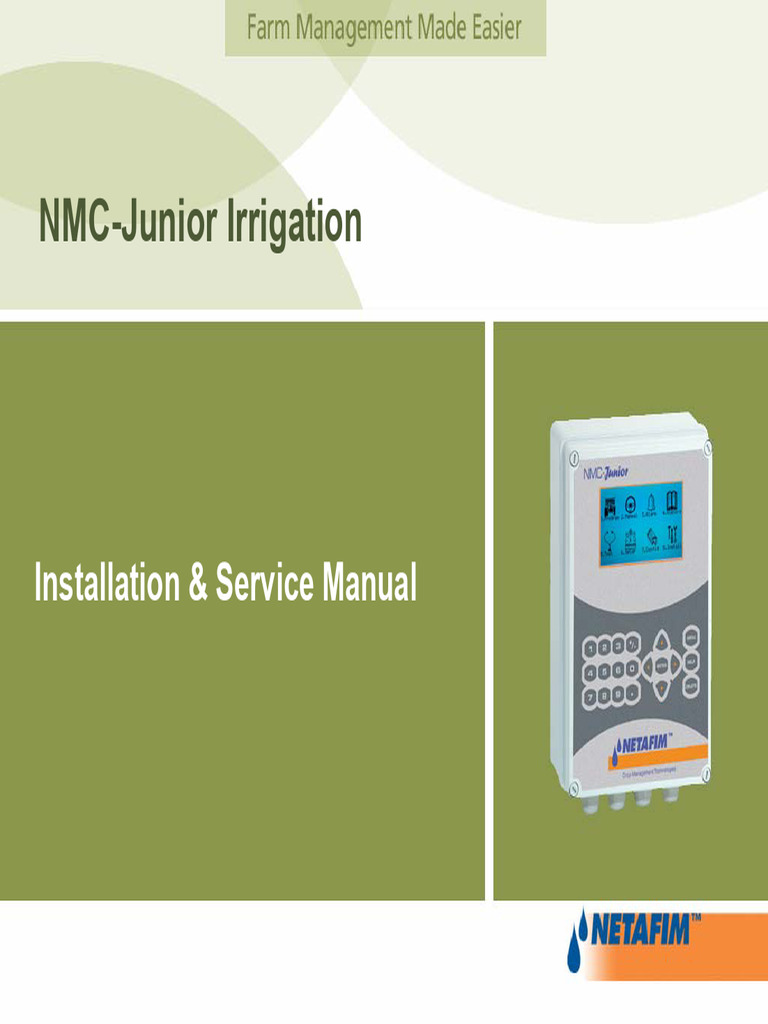 NMC Junior Installation Manual | PDF | Input/Output | Valve