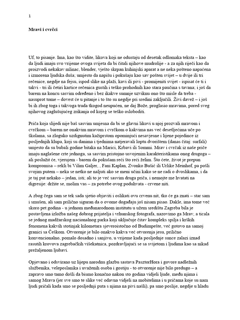 Dugi Tekstovi Za Pregled | PDF