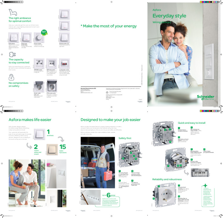 SCHNEIDER ELECTRIC Asfora Technical Brochure | PDF