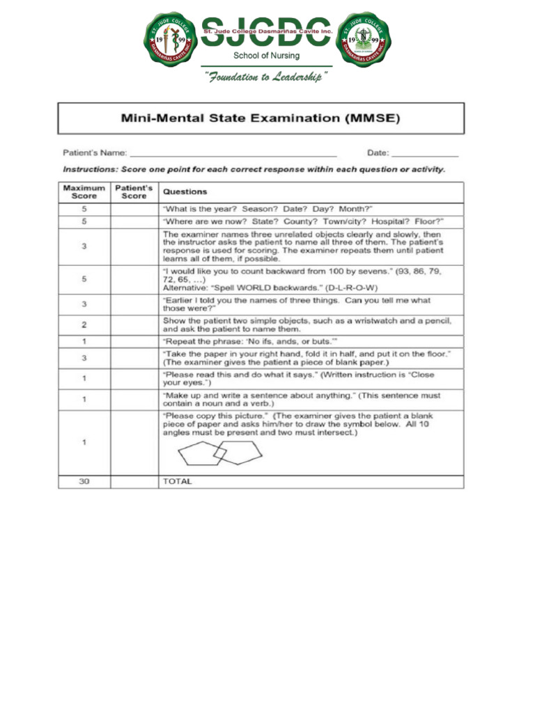 CCMH Assessment Tools | PDF