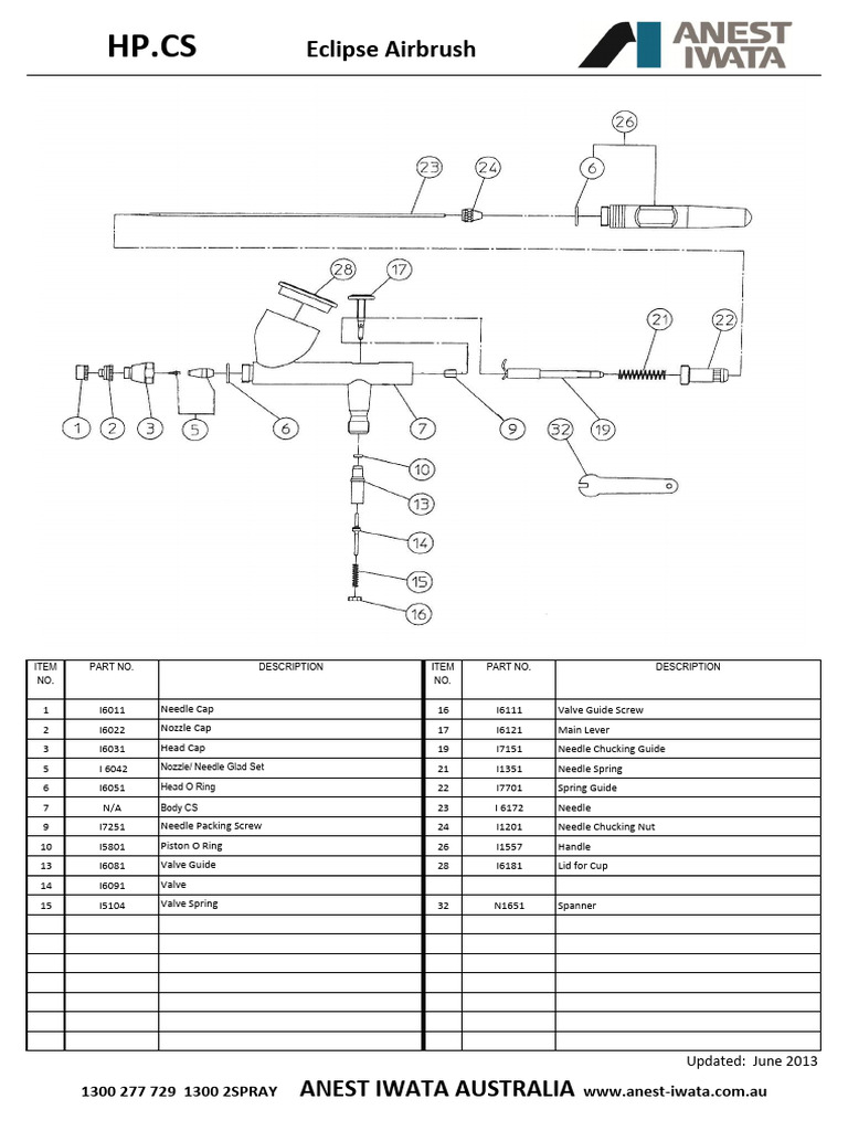 HP - Cs Parts List | PDF