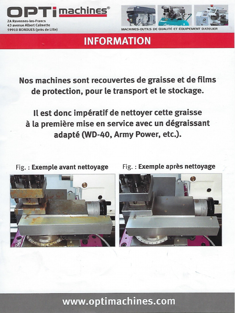 Manuel Utilisation Fraiseuse MB3 | PDF
