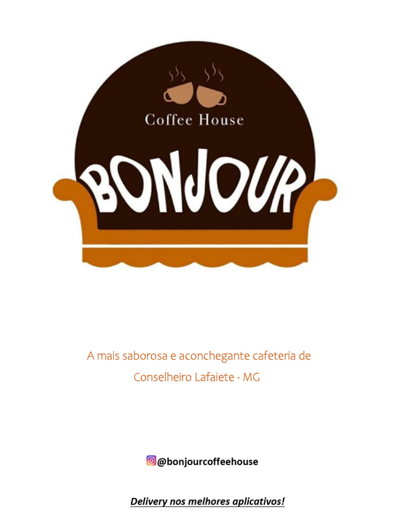 Cardápio do Café Bonjour em Lafaiete | PDF