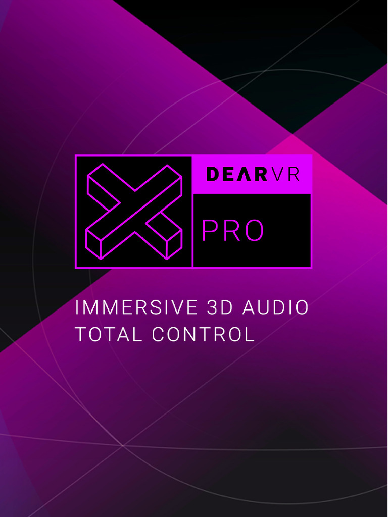 dearvr_pro_manual | PDF | 3 D Computer Graphics | Sound
