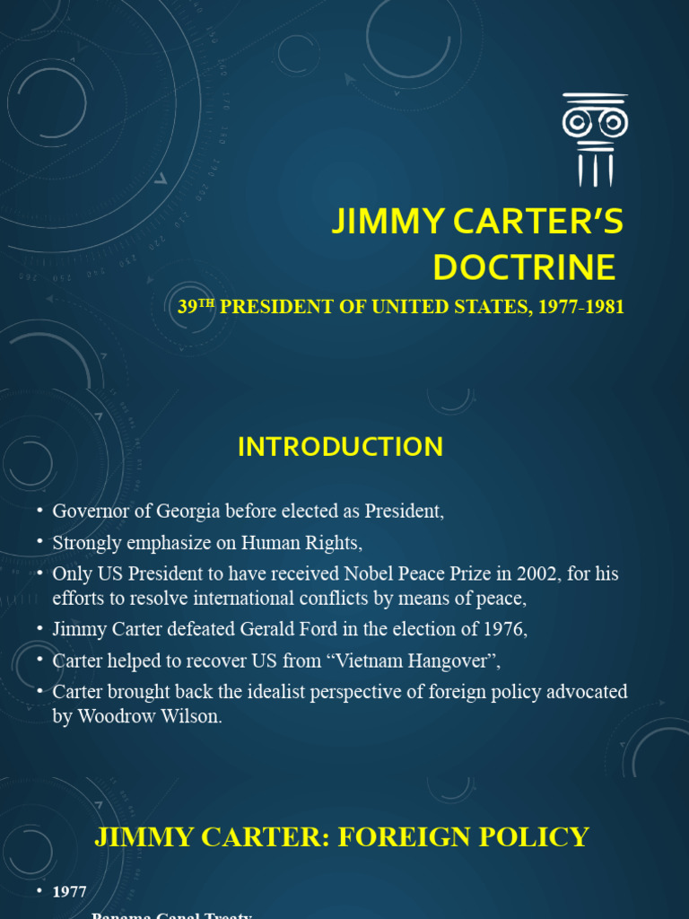 Jimmy Carter's Foreign Policy Overview | PDF | Jimmy Carter | Mohammad ...