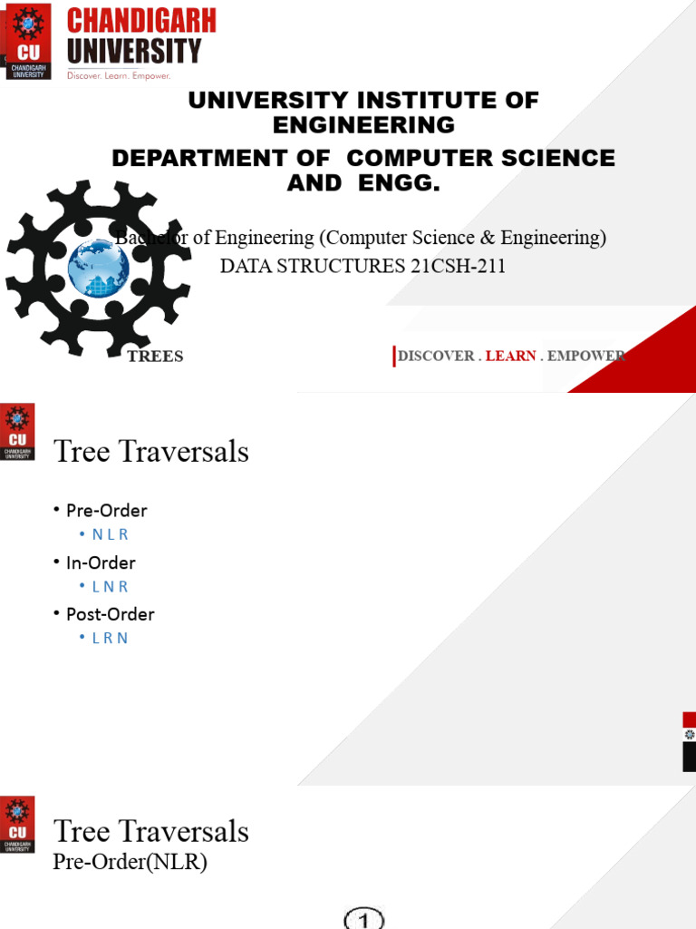 Lecture 3.1.2 Traversing Binary Trees, Traversal | PDF | Applied ...