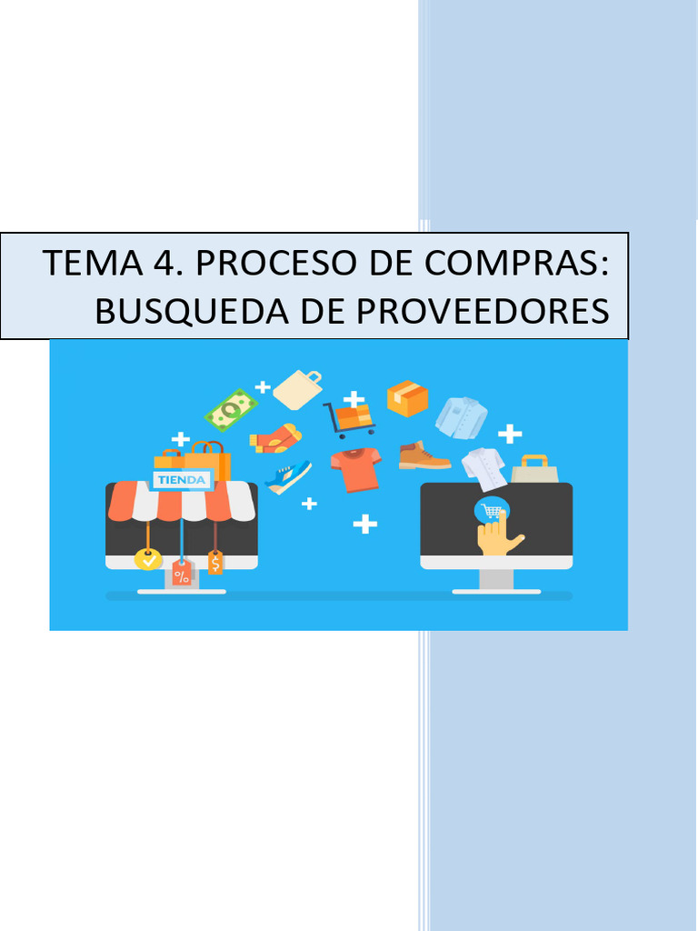 Tema 4. - El Departamento de Compras | PDF | Business | Obtención