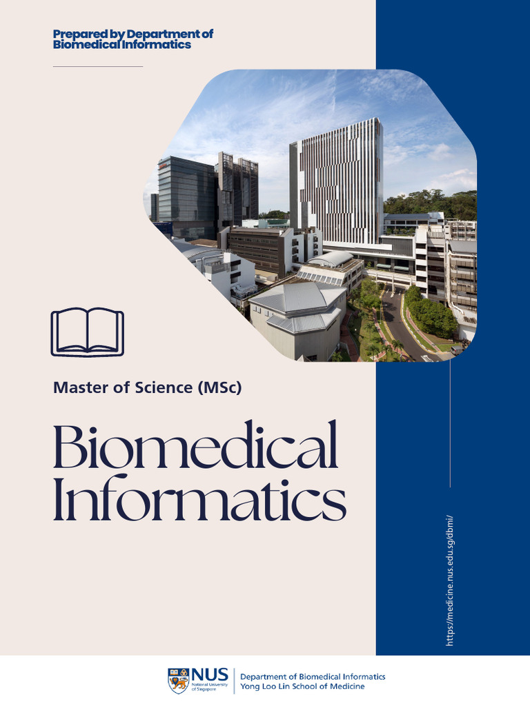 MSC in BMI Brochure 2023 Final | PDF | Health Informatics | Health Care
