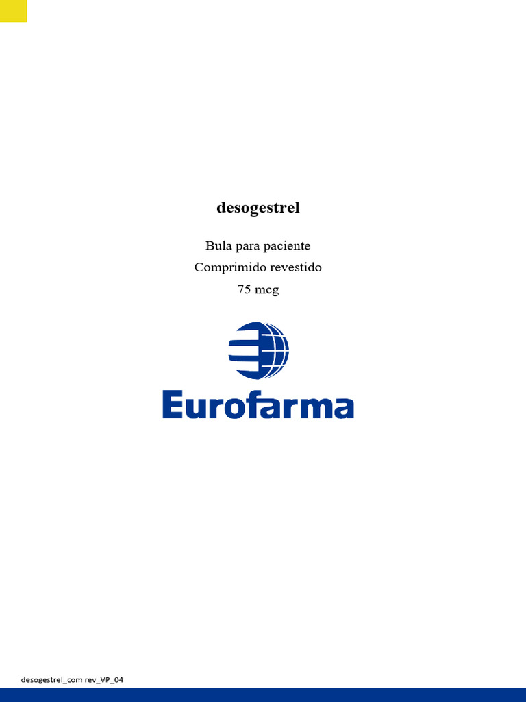 Bula Desogestrel | PDF