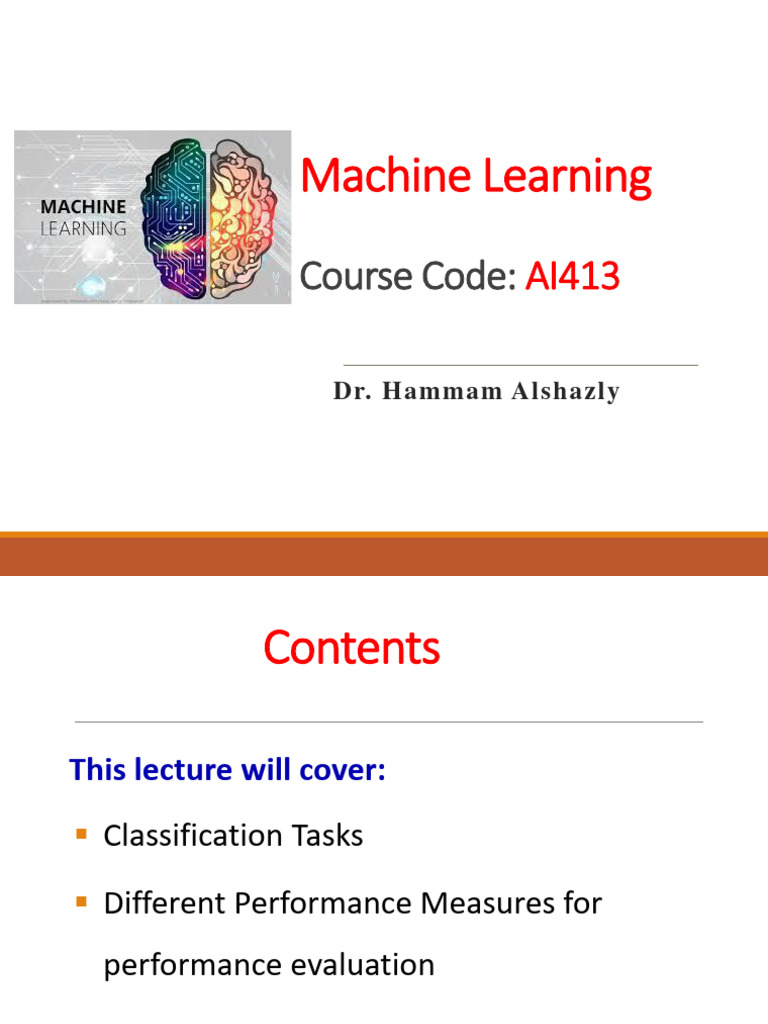 Hands On Machine Learning 3 Edition | PDF | Receiver Operating ...