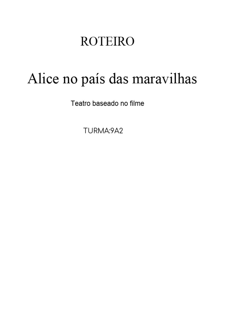 ROTEIRO | PDF