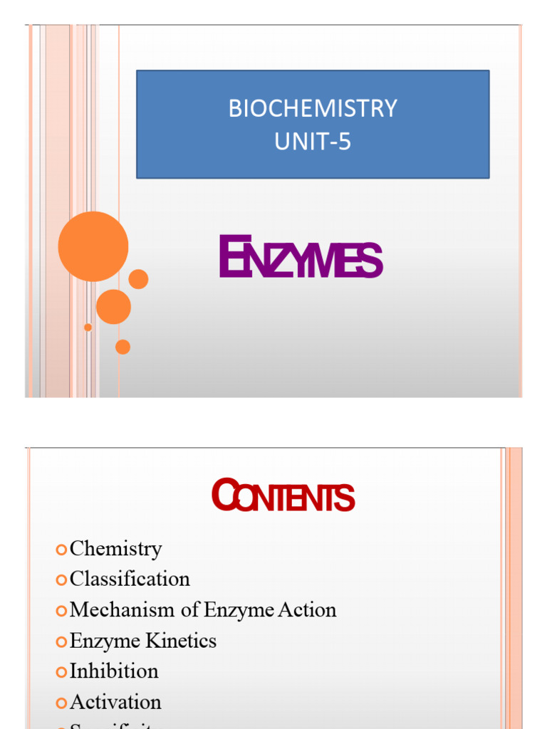 Enzymes pdf | PDF