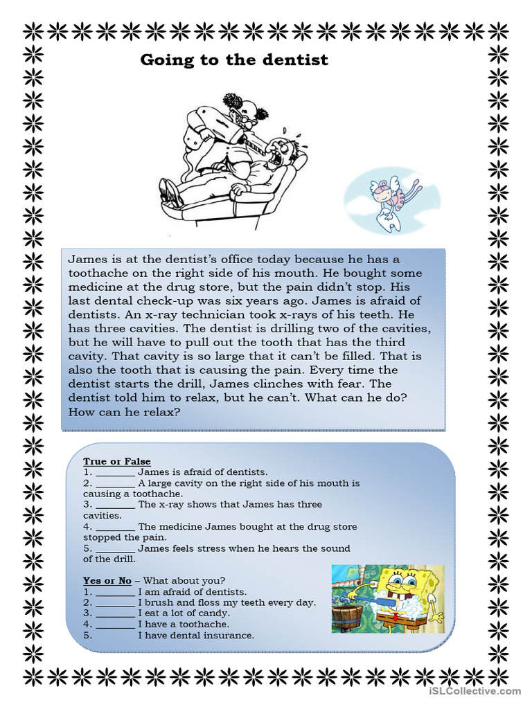 Dental Visit: James's Experience | PDF