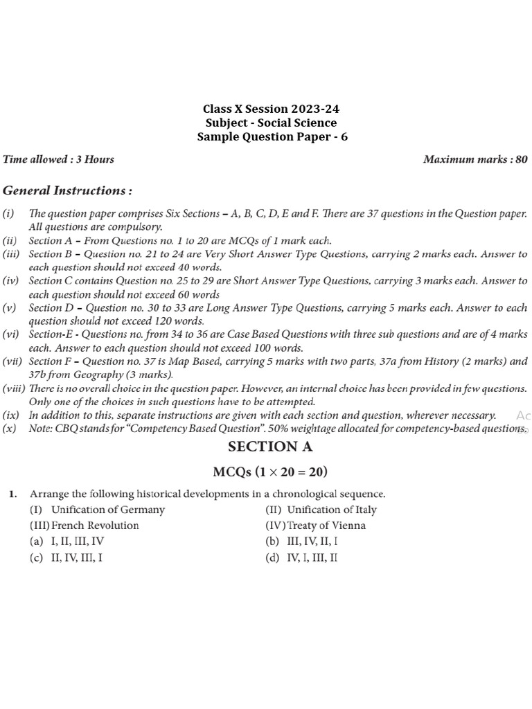 SST 2024 SP-6 | PDF | History