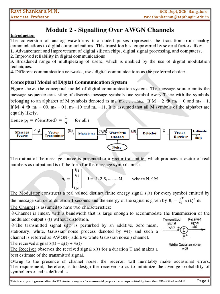 18EC61 Module 2 2023 | PDF