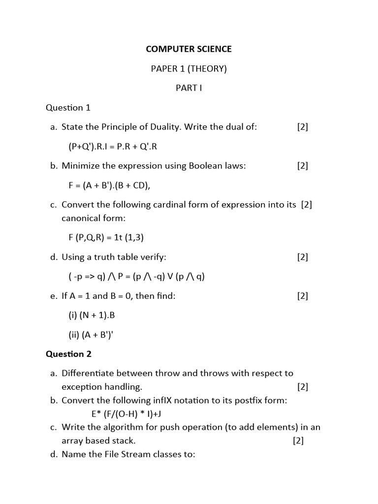 Set-2 | PDF | Method (Computer Programming) | Programming