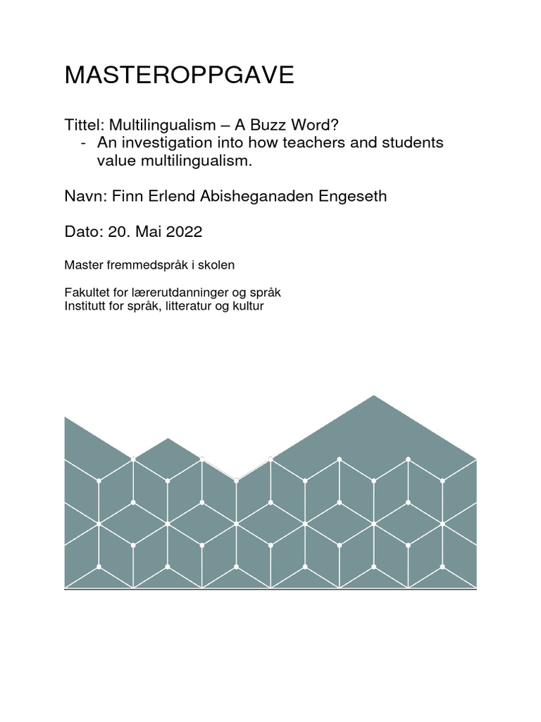 Multilingualism in Education | PDF | Multilingualism | Second Language Acquisition