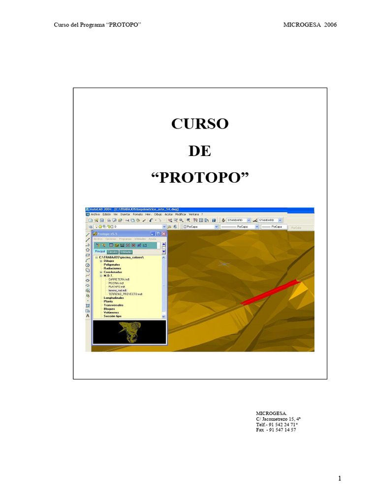 Curso-Tutorial de PROTOPO v6.0 | PDF
