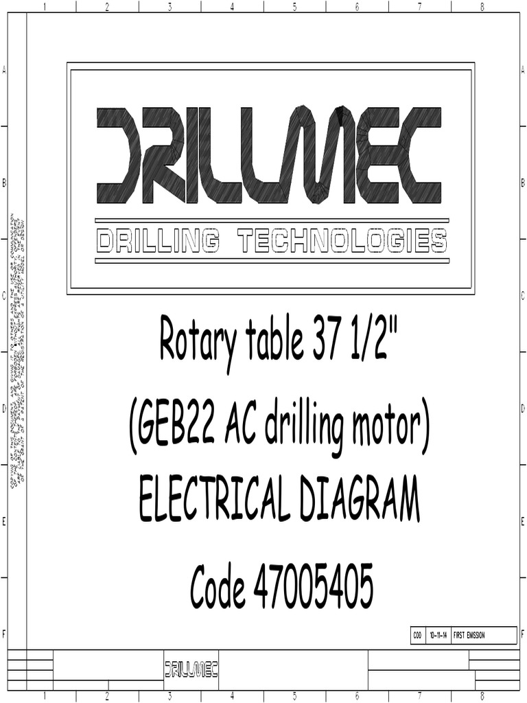 (GEB22 AC Drilling Motor) Rotary Table 37 1/2" | PDF