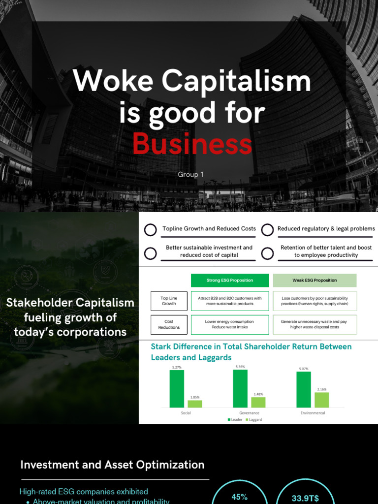 Woke Capitalism Is Good For Business | PDF