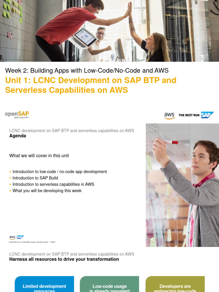 openSAP Aws1 Week 2 Unit 1 Code Presentation | PDF