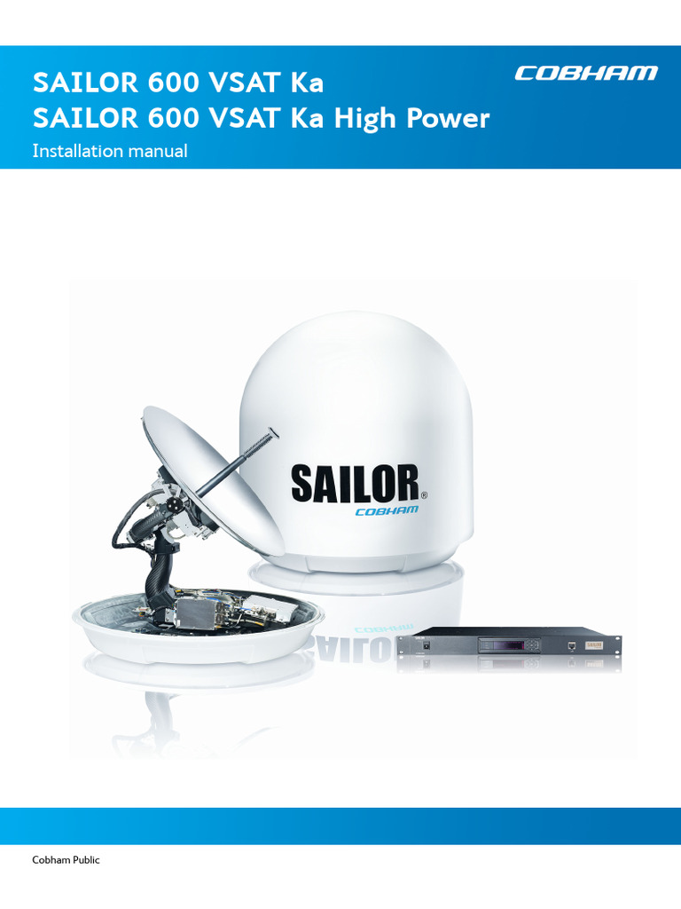 Sailor600 - Vsat - Ka Im 98 148248 C | PDF | Very Small Aperture ...