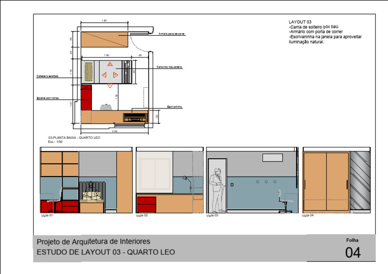 04-Estudo Layout - Quarto Leo 003 | PDF