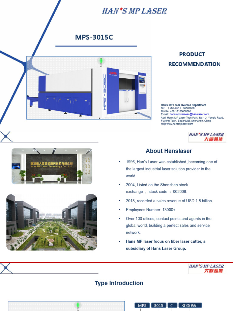 MPS-3015C: Product Recommendation | PDF
