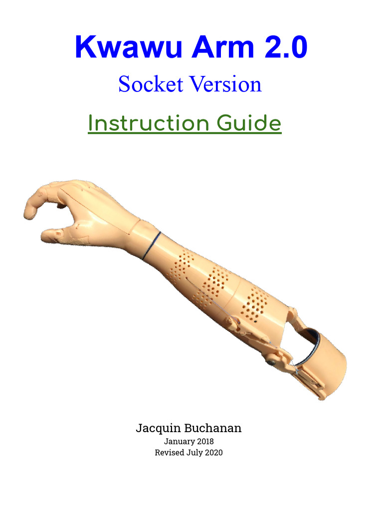 Kwawu Arm 2.0 OpenSCAD Guide | PDF